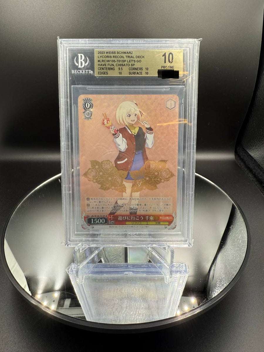BGS 10 Weiss Schwarz Lycoris Recoil Chisato Gold Stamp LRC/W105-T01SP ...